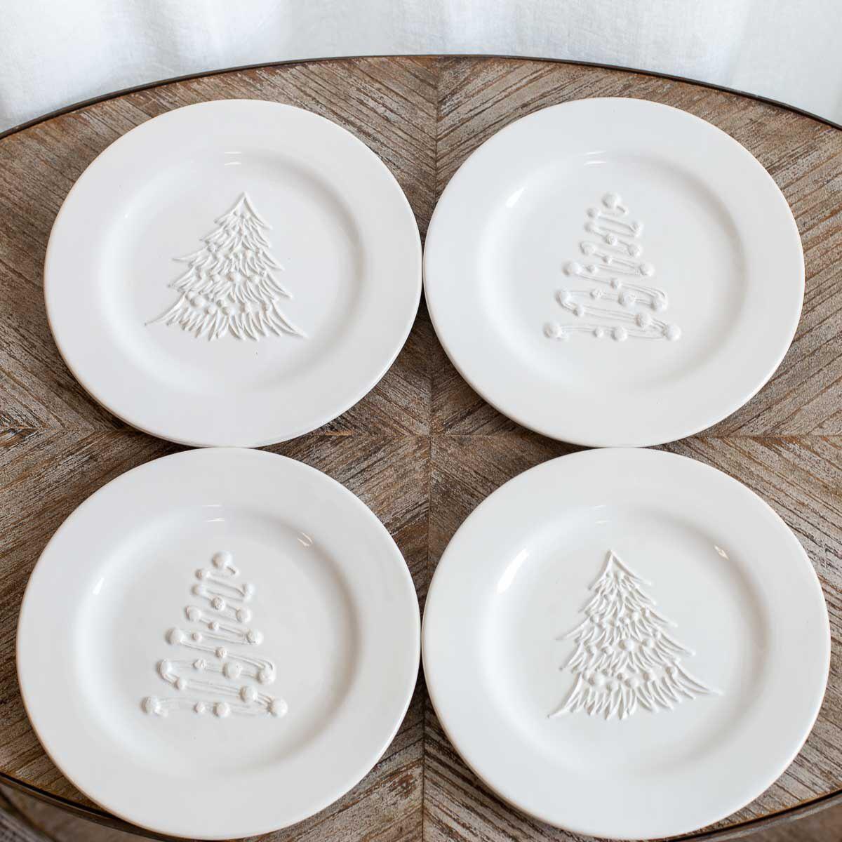 Embossed Tree Plates – The Salvaged Boutique