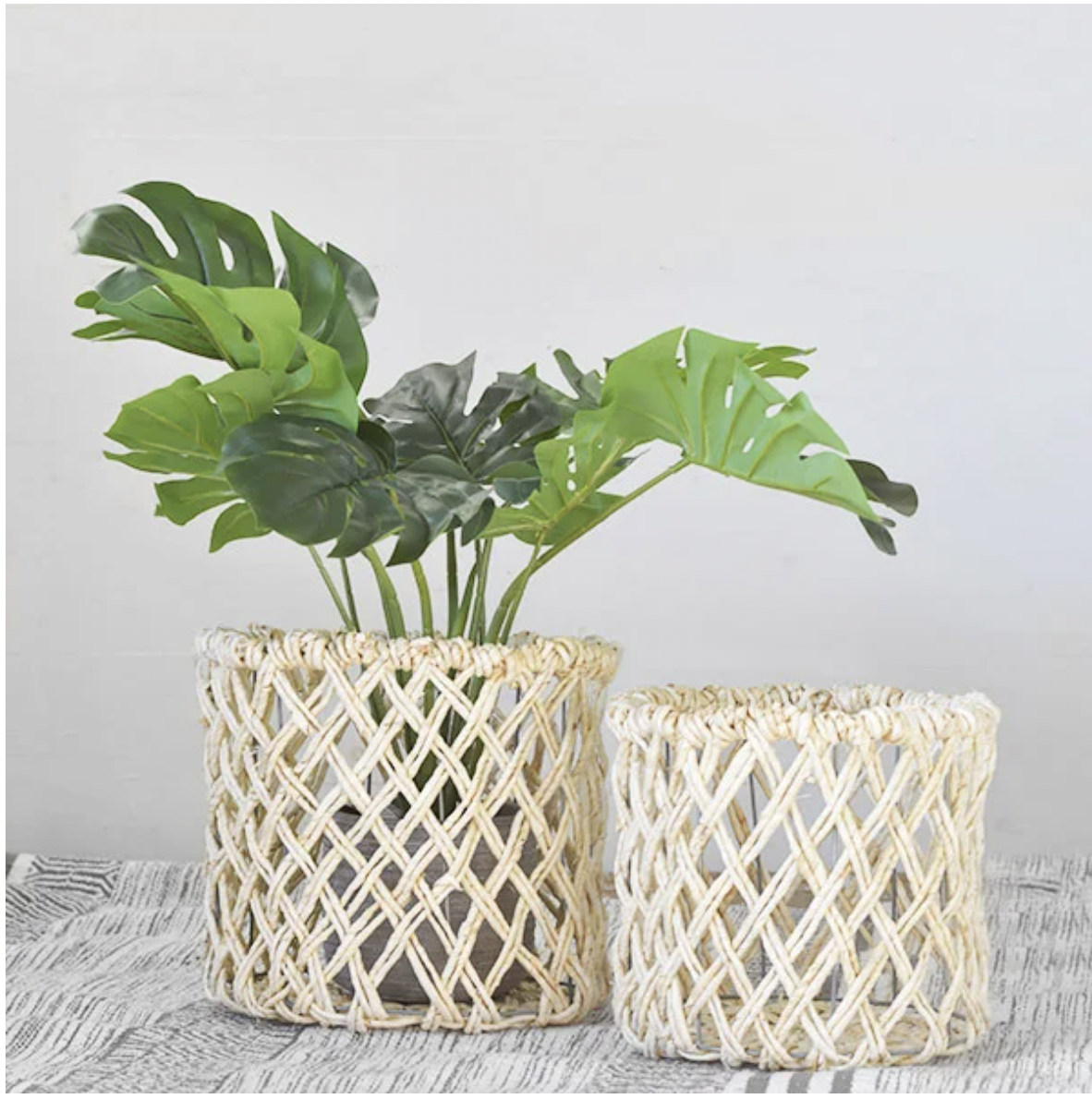 Corn Rope Basket (local pickup) – The Salvaged Boutique
