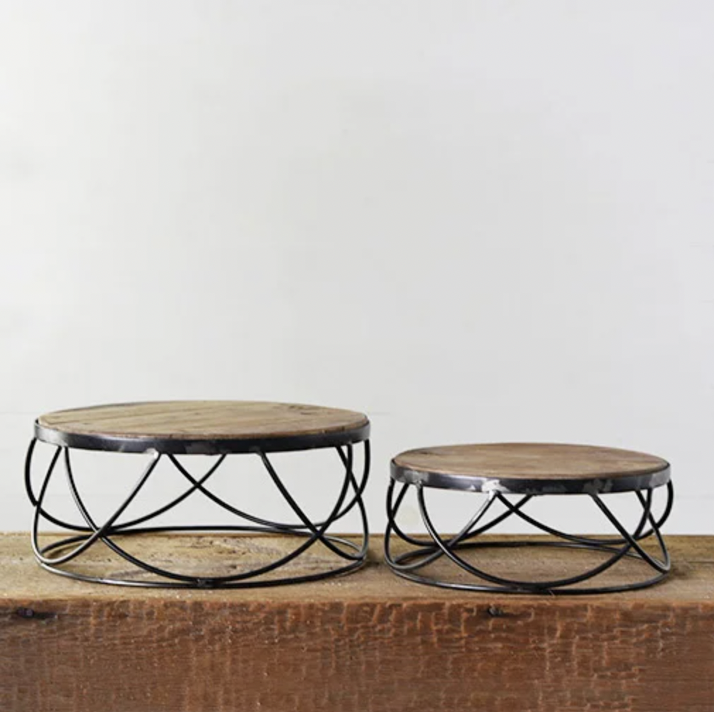 Welded Steel Riser with Wood Top (local pickup) – The Salvaged Boutique